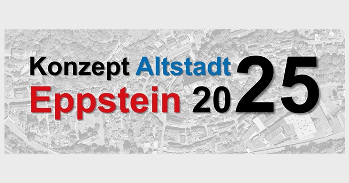 Konzept Altstadt Eppstein 2025 | Burgstadt Eppstein